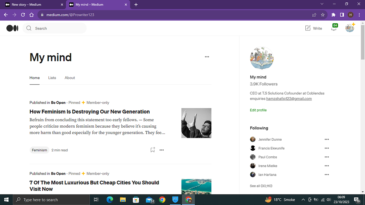 How I Made Around 4k Followers In Medium By My Mind Be Open Oct