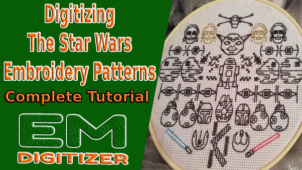 Star Wars Embroidery Pattern