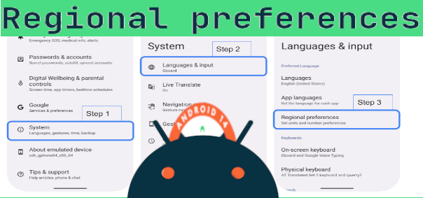 Regional Preferences-Android14 - droidcon