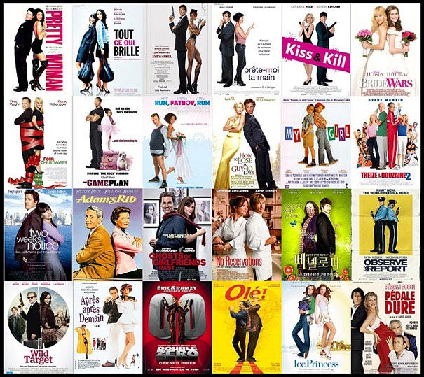Romantic Comedy Movie Posters