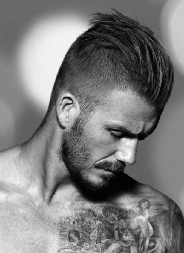 David Beckhams Undercut