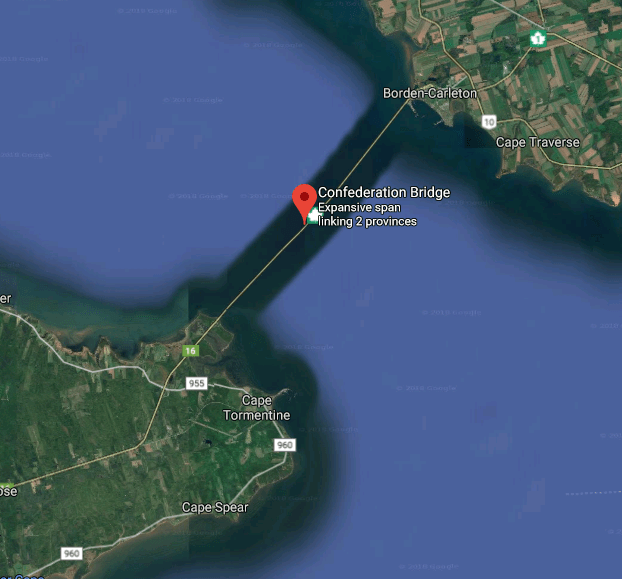 Confederantion Bridge Confederation Bridge Over The Northumberland