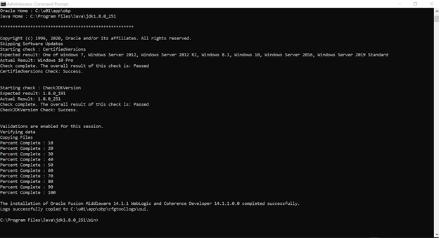 How To Install Weblogic On Windows 10server 2019 Windows Server 2019