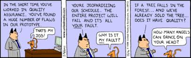 Quality Assurance Funny Dilbert Cartoon 10 Dilbert Cartoons That Get