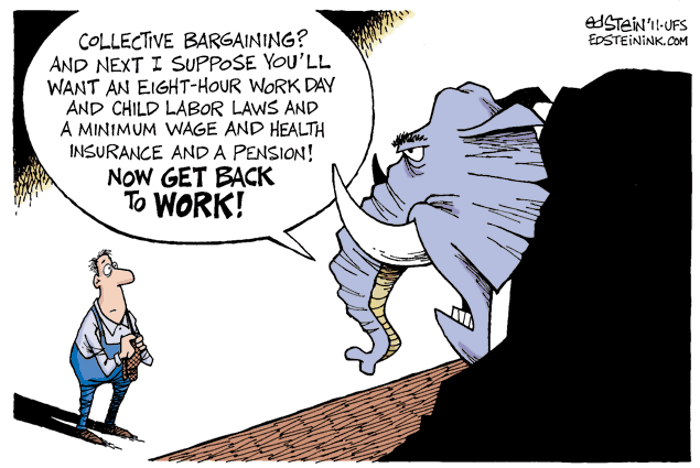 Collective Bargaining Cartoon