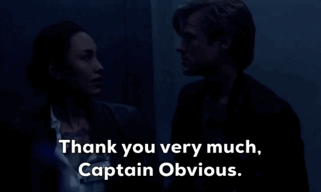 Captain Obvious Gif