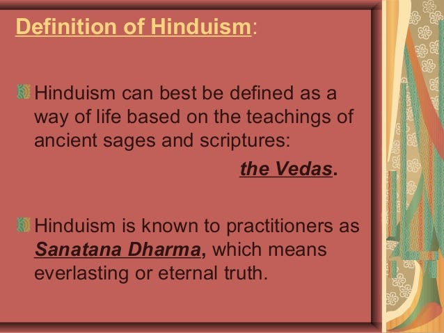 Hinduism Definition
