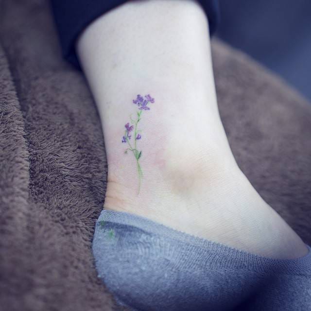Hyacinth Flower Tattoo