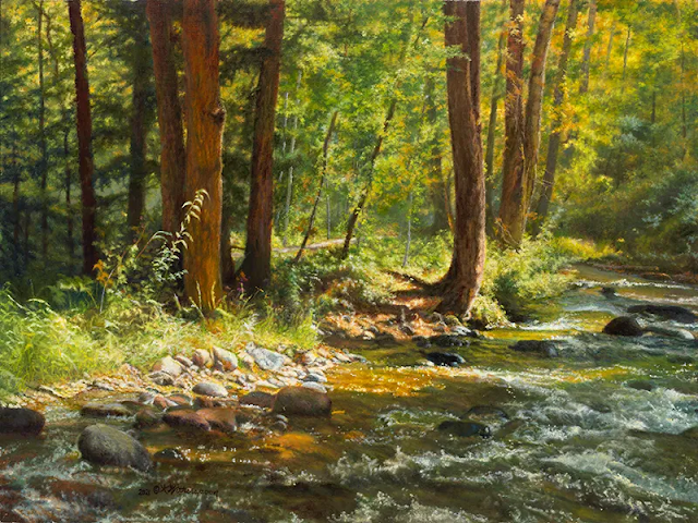 Realism Landscape Painting Drawing Tutorial : How To Draw A Realistic