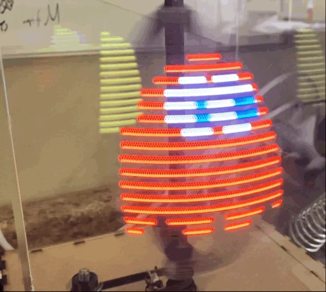 Persistence Of Vision Double Fan Persistence Of Vision