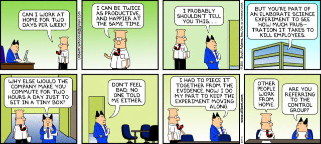 Teamwork Comic Dilbert
