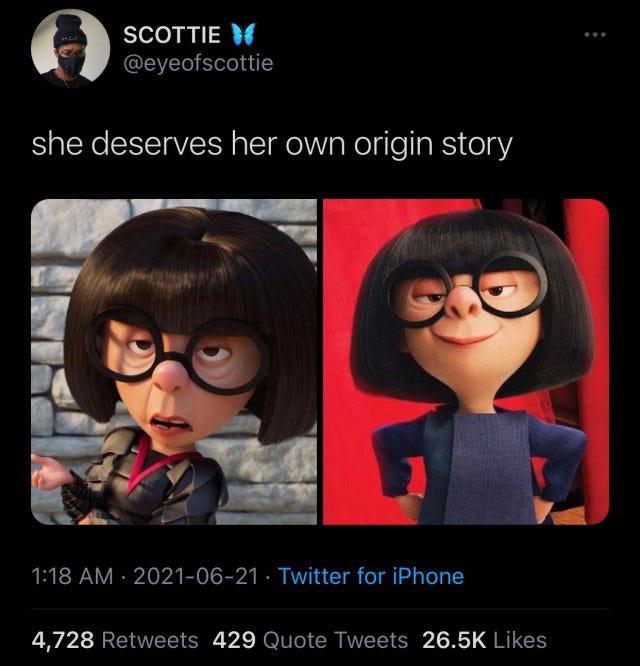 Edna Mode Win