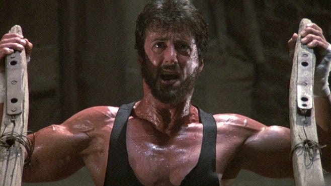 Sylvester Stallone Lichaamstransformatie Sylvester Stallone Biceps