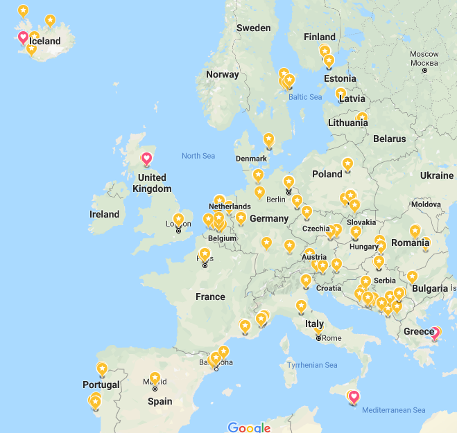 Eurotrip Map