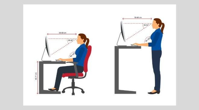 Ergonomic office workstation store
