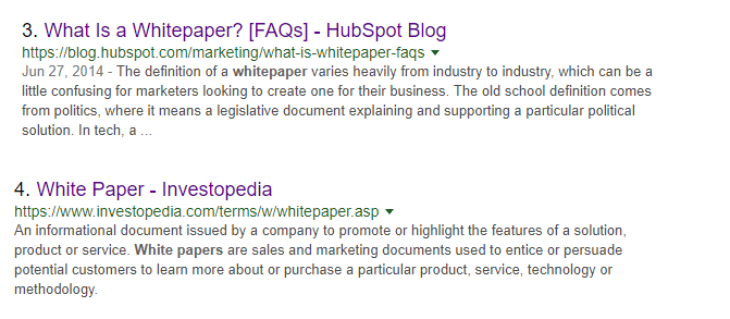 White Paper Definition