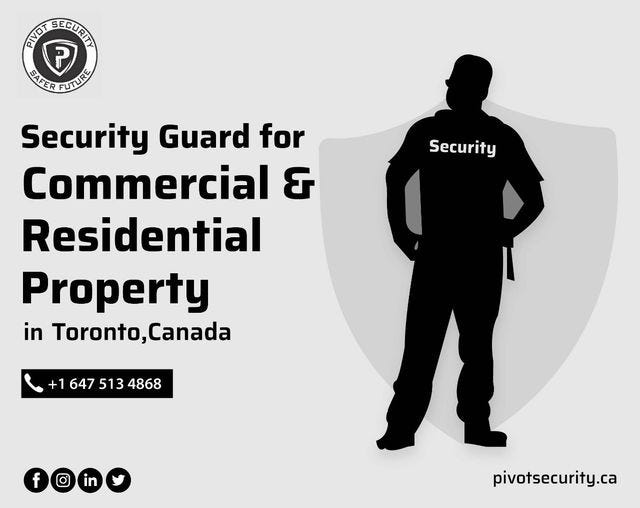 Personal Security Guard Service in Toronto | by Pritam Ahir | Medium