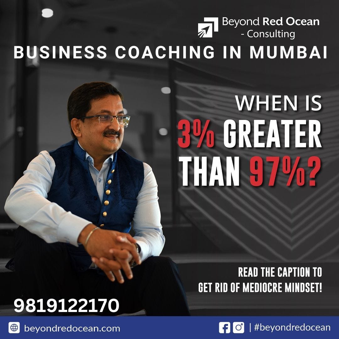 Top business coach in India - Beyond red Ocean consulting - Medium