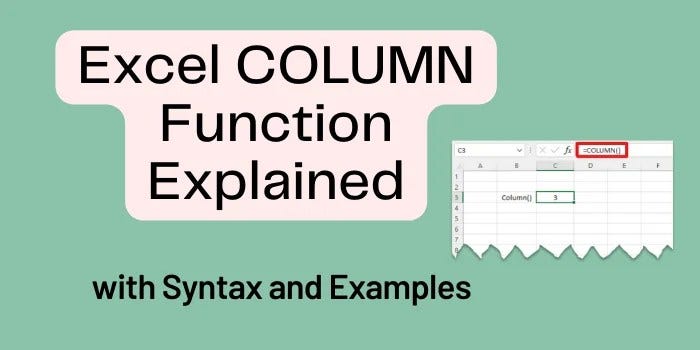 How To Use Excel Row Function What Is Excel Row Function The Purpose By Excel Bits Medium 
