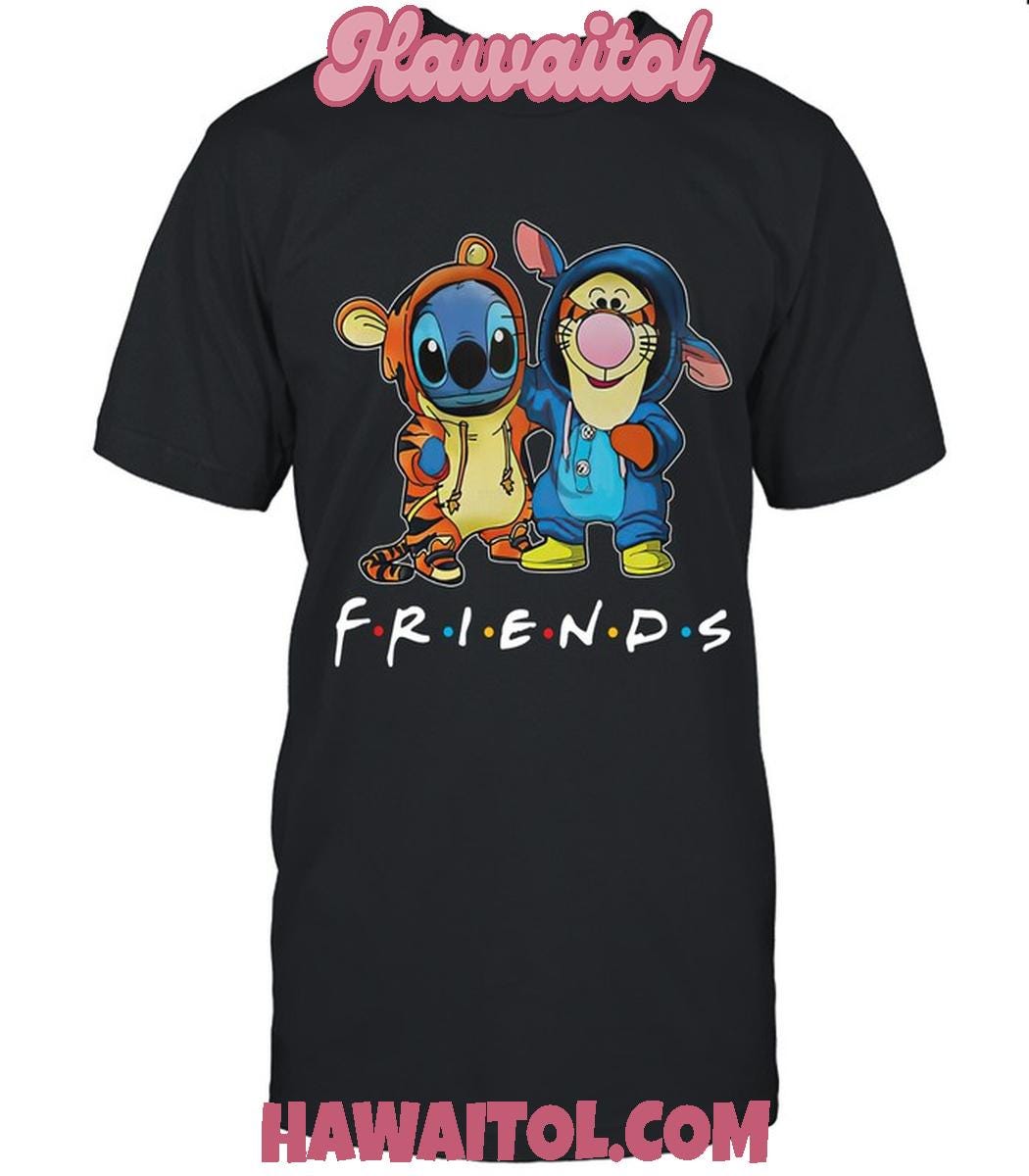 Winnie The Pooh Tigger And Deadpool Friends Disney Fan T-Shirt | by ...