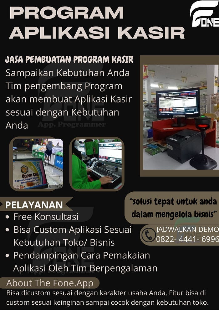 Jual Jasa Pembuatan Aplikasi Kasir | by Jasa Pembuatan Program / Software Kasir Terbaik | Medium