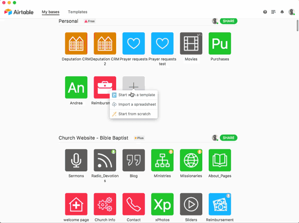 A basic introduction to the Airtable API | by Ryan Hayden | Row and Table | Medium