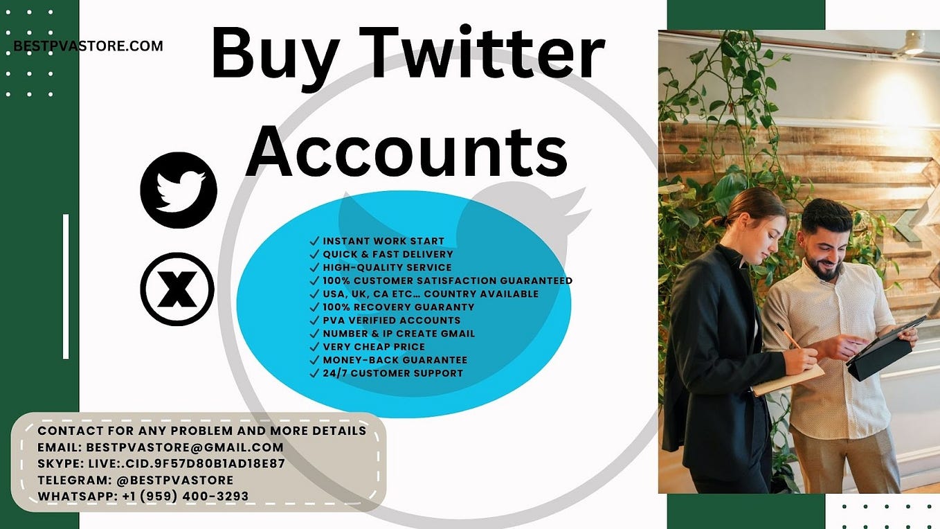 Buy Active Twitter account. Buying Twitter Accounts: A Smart Move… | by ...