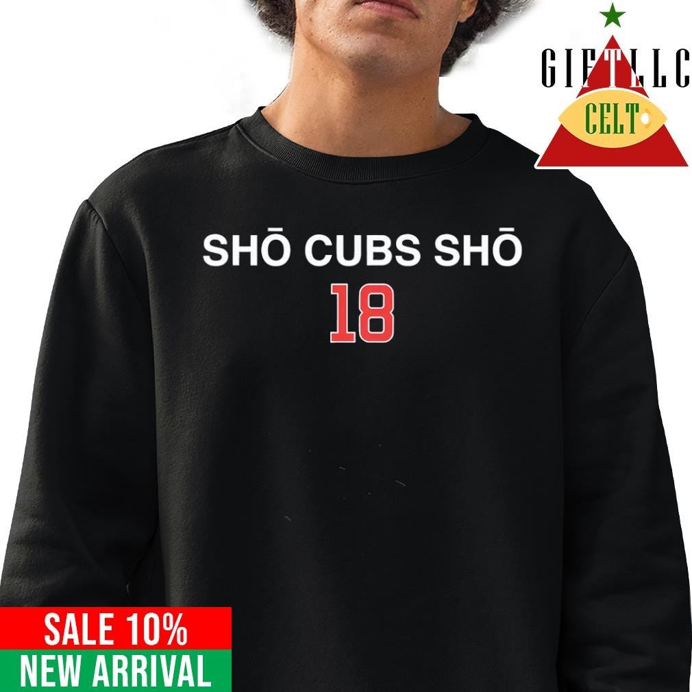 Shocago Shota Imanaga Chicago Cubs number 18 player Japanese shirt ...