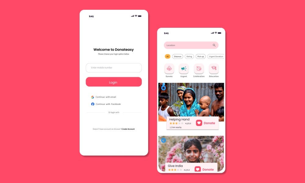 Case Study: Design a donation app in order to increase the charitable ...