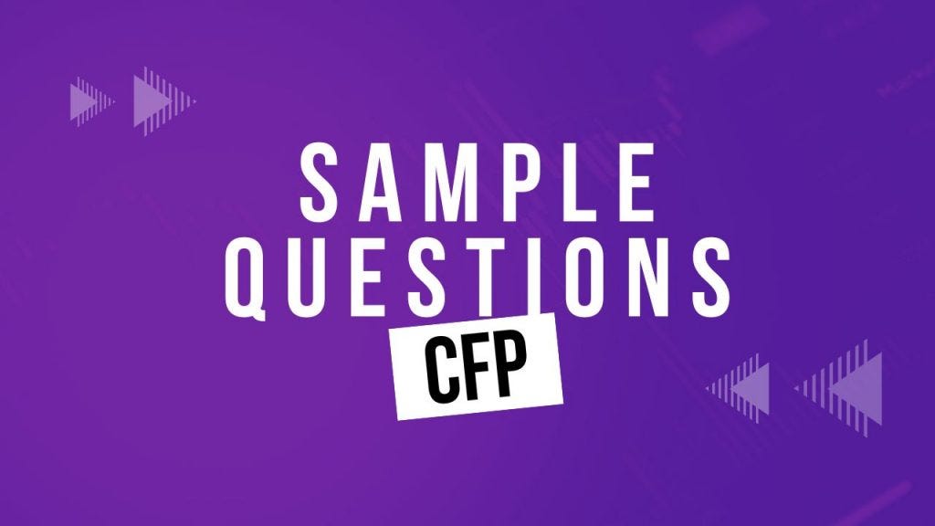Sample MCQs for Tax Planning | Free CFP Practice Questions