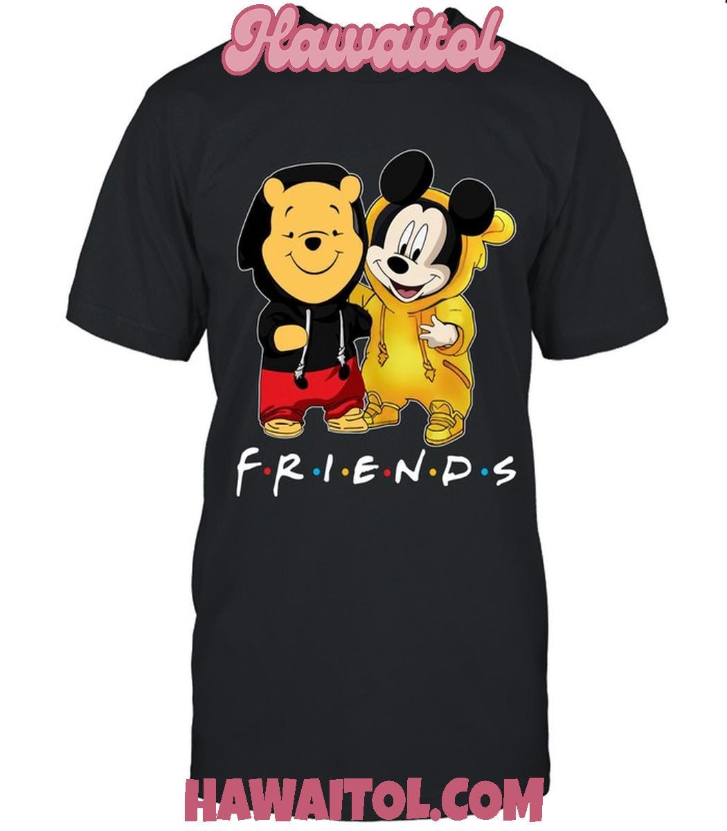 Winnie The Pooh Tigger And Deadpool Friends Disney Fan T-Shirt | by ...