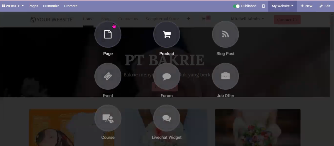 Odoo 14 — Membuat Website di Localhost dan Setting Tema Website | by ...