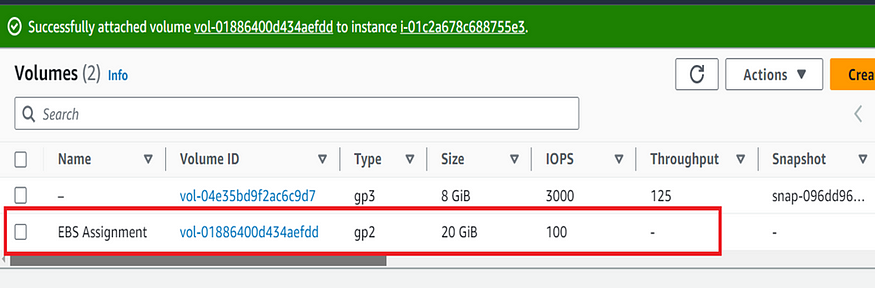 Create-Attach-Mount AWS EBS Volume | by Avani Jhala | Medium