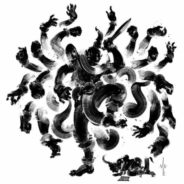 True Story of Kannappa Nayanar’s Devotion of Shiva | by Cobalt Blue ...