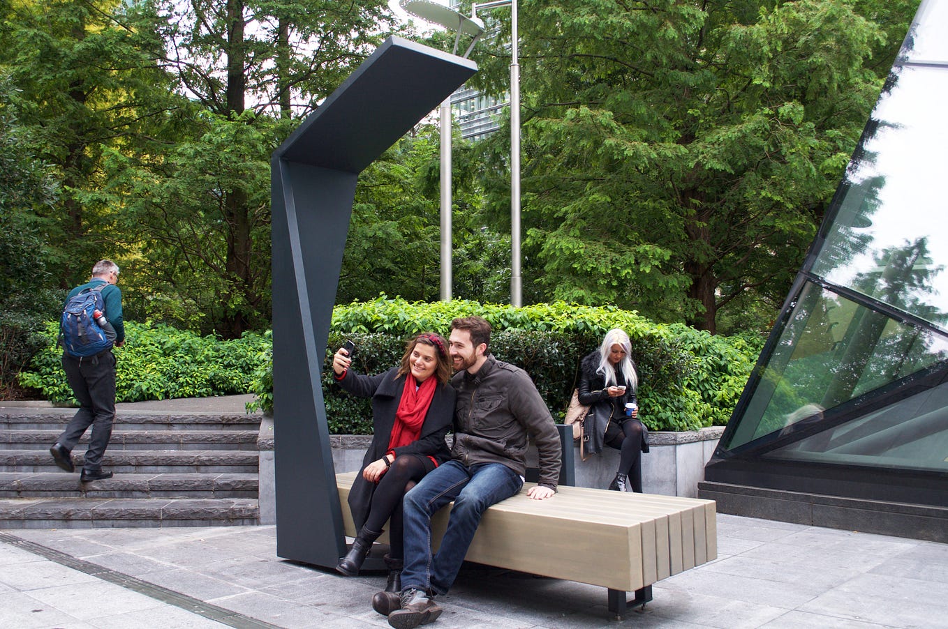 Strawberry Smart Bench at Smart Green Spaces | by Strawberry energy ...