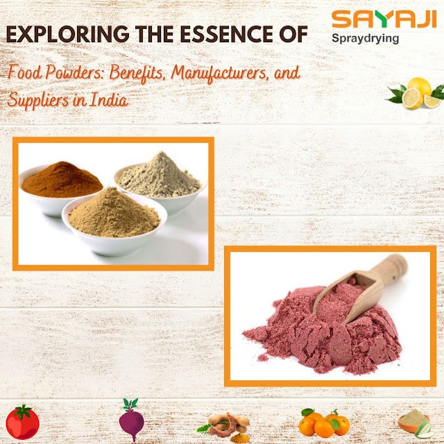 Benefits of Spray Drying in Indian Food Processing - Sayaji Spray ...