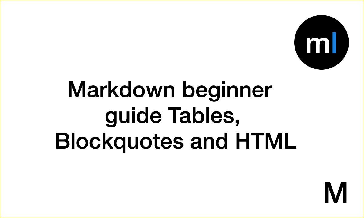 Markdown beginner guide — Introduction | by Vasanth Jagadeesan | Medium Markdown beginner guide — Introduction | by Vasanth Jagadeesan | Medium