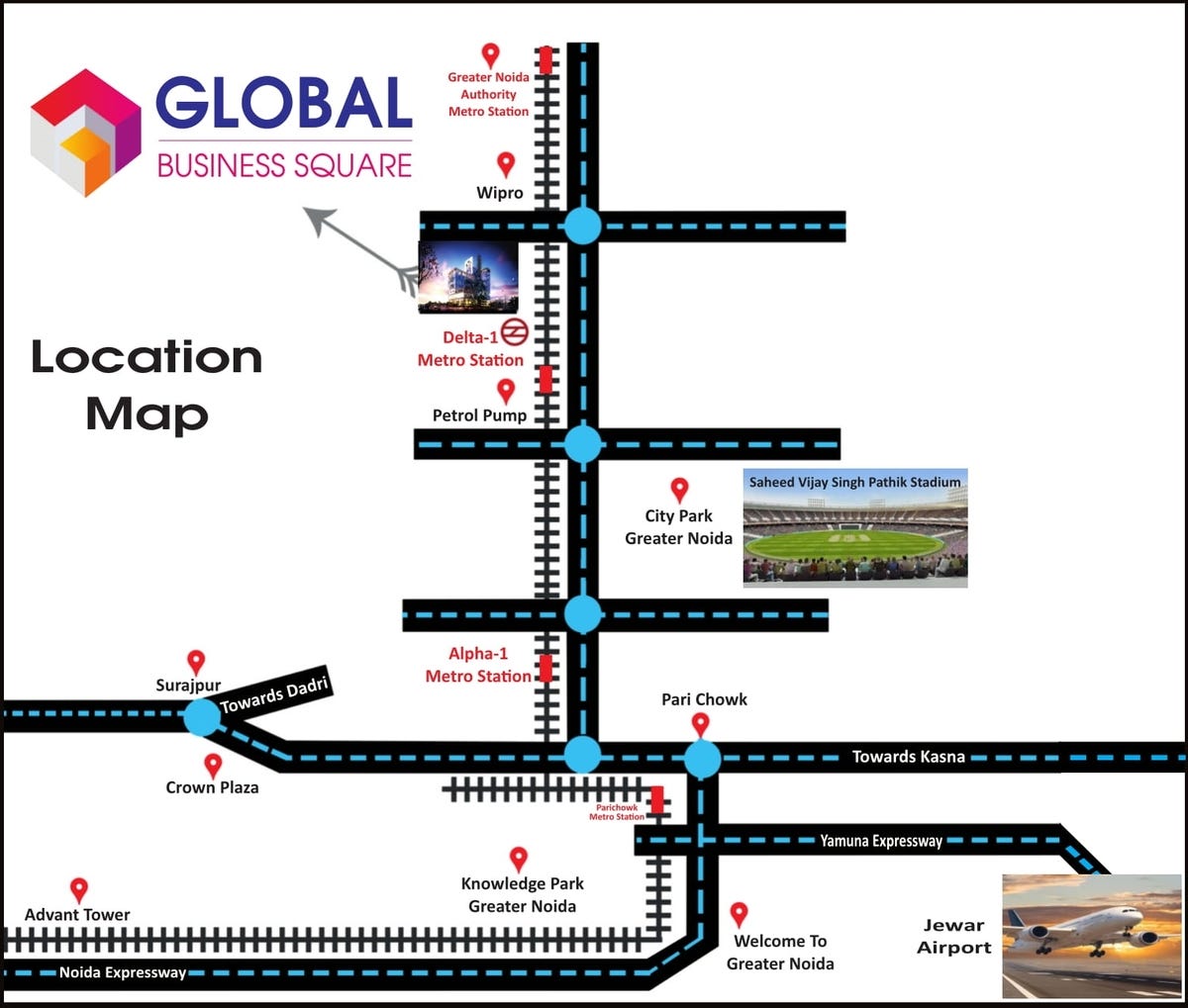 GBS Noida Find Best Commercial Office In Noida | by Global Business ...