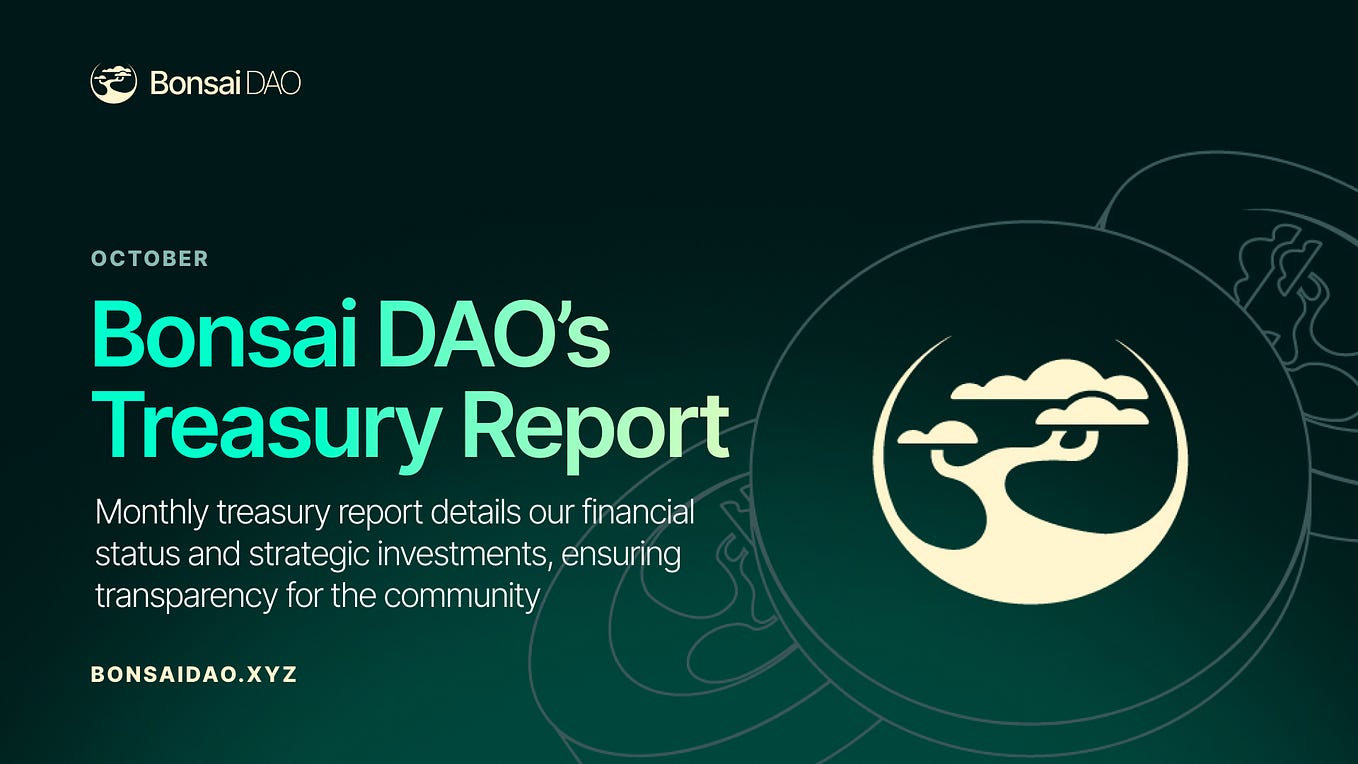 Bonsai DAO Treasury Report — November 2024 | by Bonsai DAO | Dec, 2024 ...