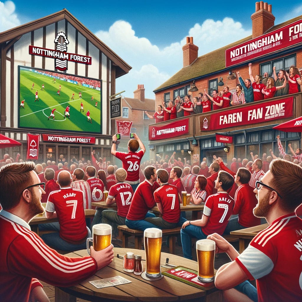 Nottingham Forest Fan Zone. Celebration of Football and Community | by ...