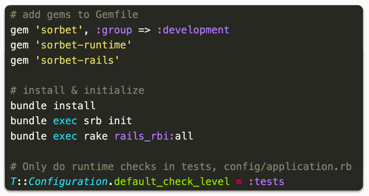 Static type checking in Rails with Sorbet | by Hung Doan | CZI ...