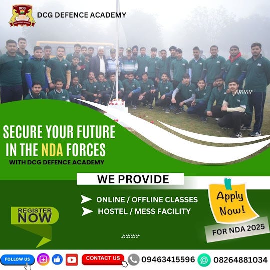 Ace Your NDA Preparation with DCG Defence Academy: Your Gateway to the ...