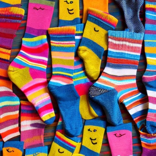 The Delightful Dance: Embracing the Whimsical Chaos of Mismatched Socks ...