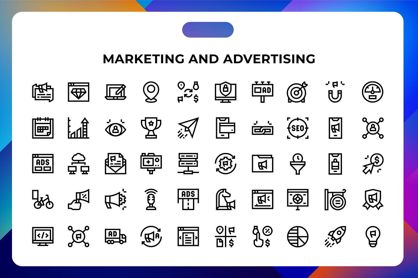 Basicons / Line / Burger Icons - SVGArchitect99 - Medium