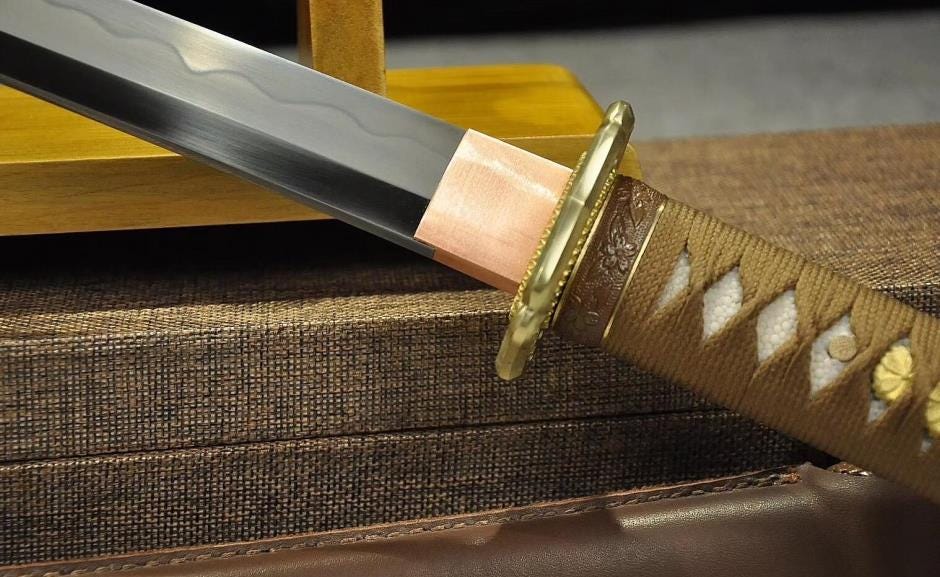 Demystifying the traditional Japanese samurai sword craft for only one ...
