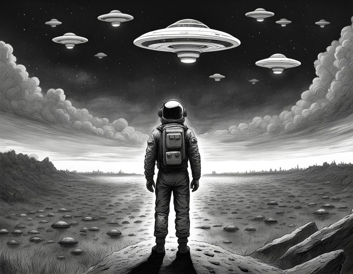 Mystery Of The Solway Firth Spaceman Photo | by Terry Larch | freaklore ...