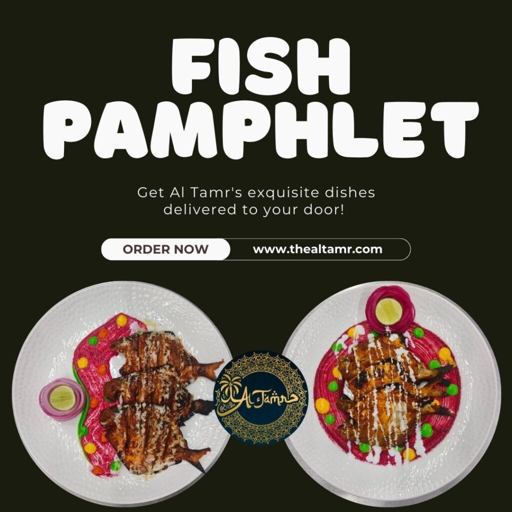 Experience the Delicacy of Grilled Fish Pamphlet at Al Tamr | by Al ...