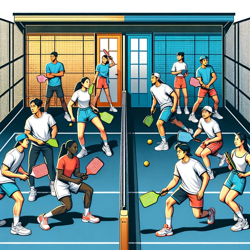 Organizing a Pickleball Round Robin for 10 Players on Two Courts | by ...