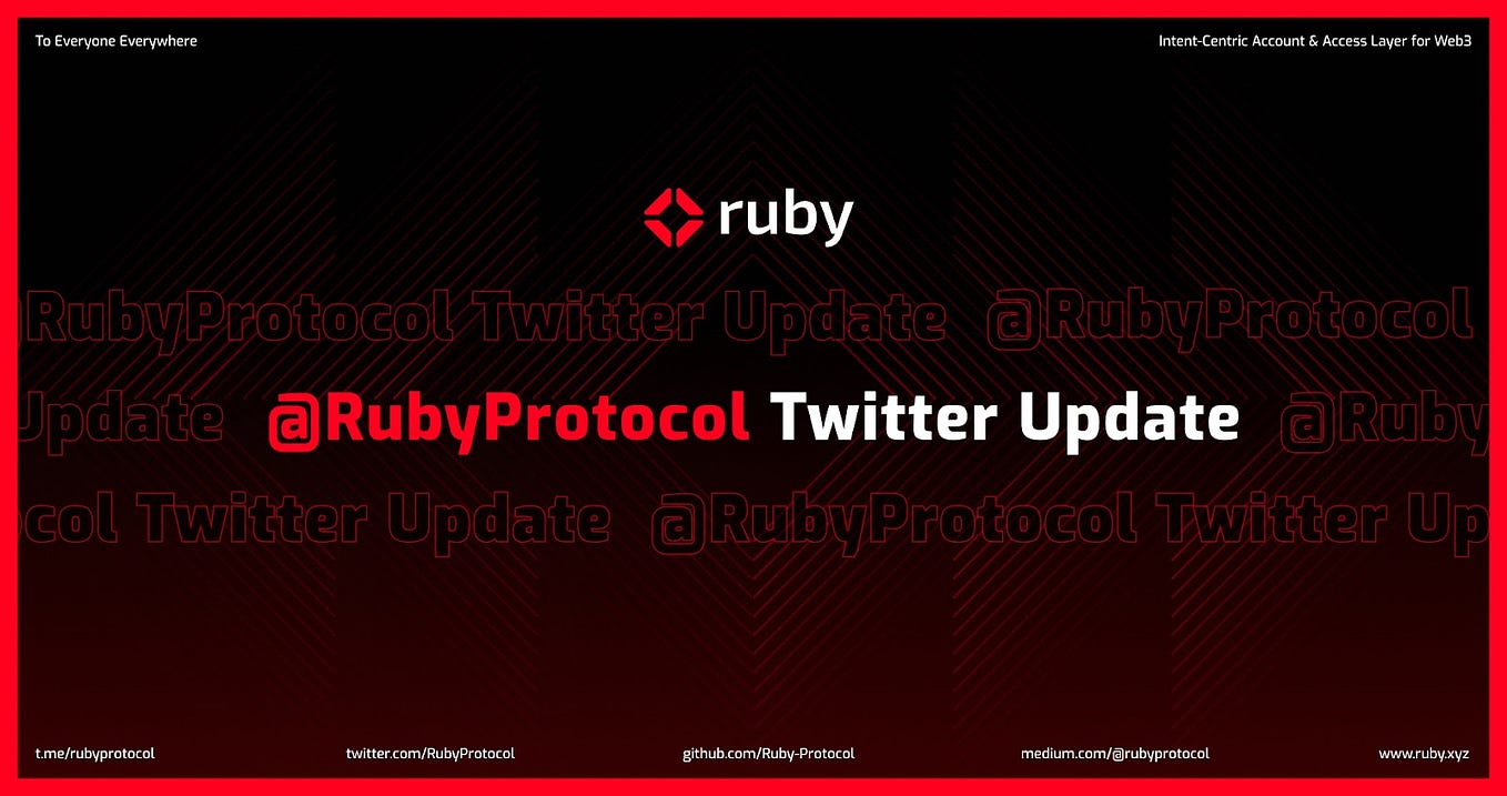 Ruby One Referral Campaign — Be The One With $RUBY Reward | by Ruby Protocol | Medium
