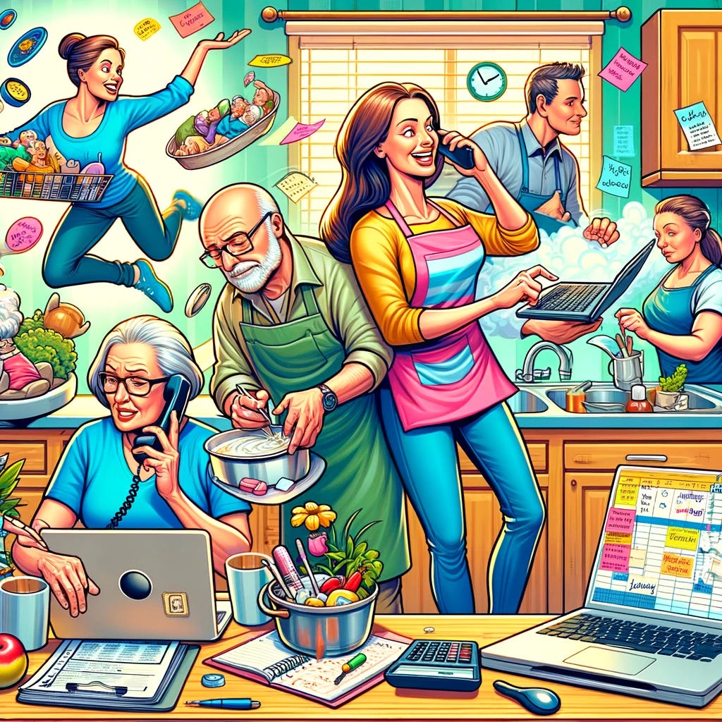 A Guide To Balancing Caring For Aging Parents And Raising Children By